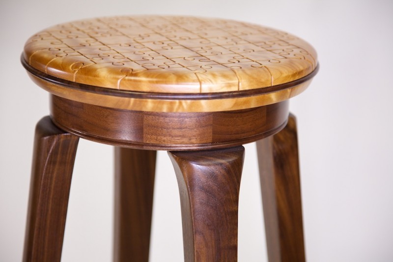 10 Incredible Custom Wood Sitting Stools from Our Woodworking Contest ...