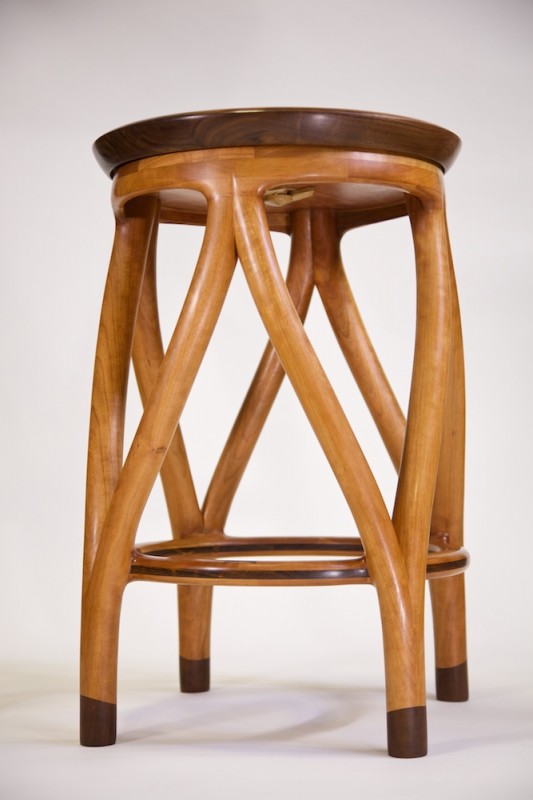 10 Incredible Custom Wood Sitting Stools from Our Woodworking Contest ...