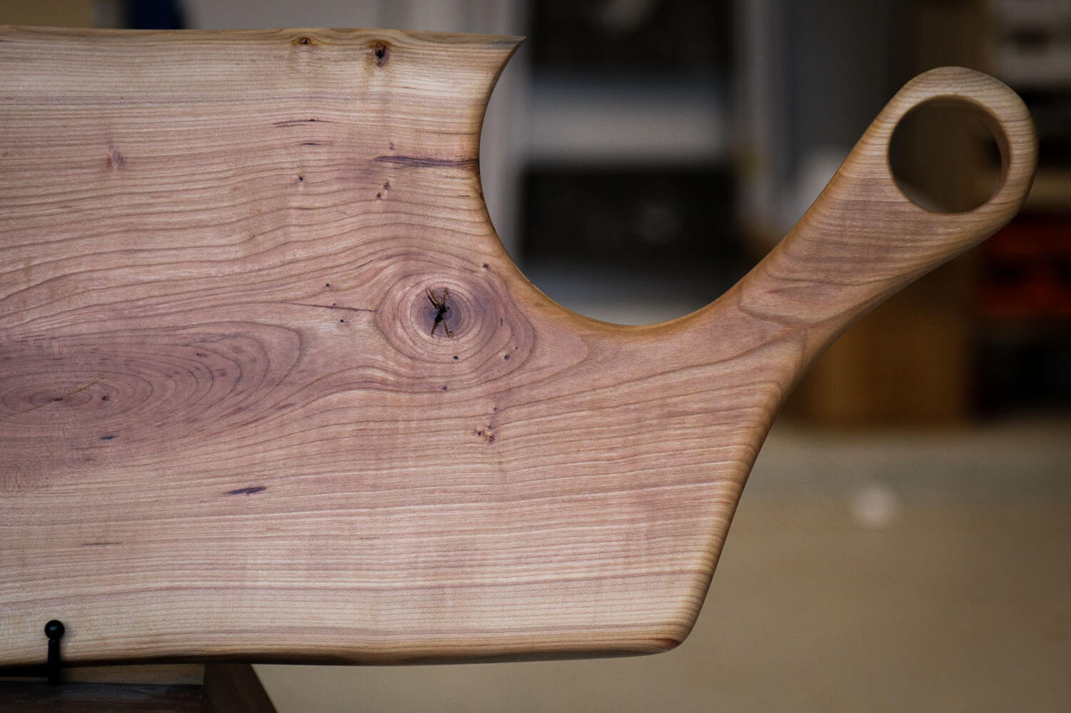 Natural Edge Cherry Charcuterie Board