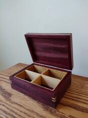 Small Hinged Lid Box with insert.