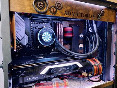 Industrial/steampunk PC case mod