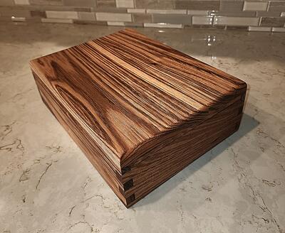 Unique Wood Hinge Box