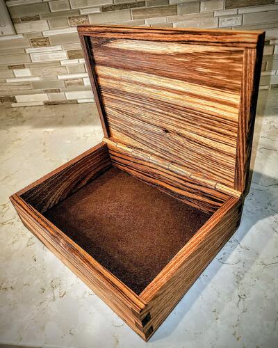 Unique Wood Hinge Box