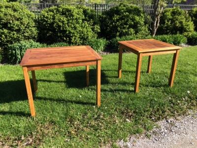 Outdoor Iroko Tables