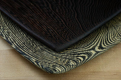 Bleached Wenge Plate