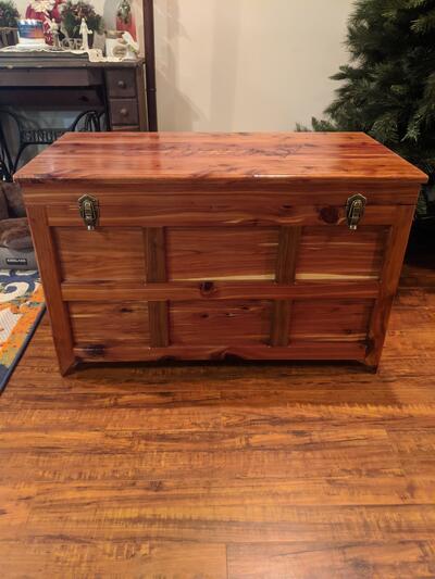 Cedar and Walnut Hope Chest